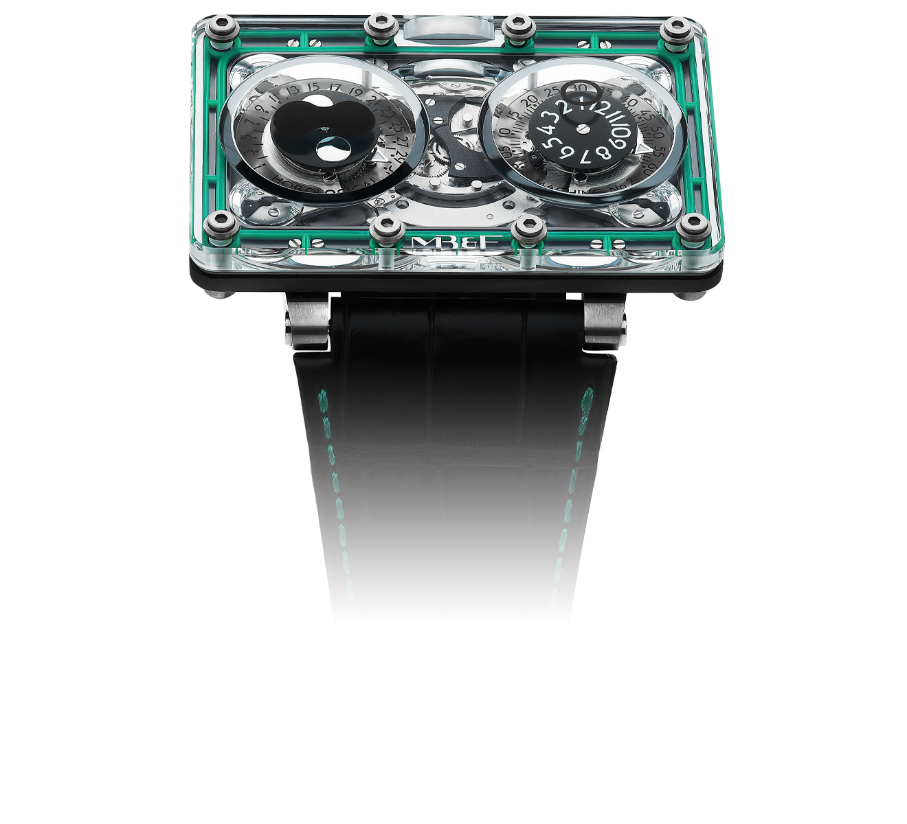 Часы Horological Machine №2 Sapphire MB&F HM2 20.DSTBL.B, 59x38 мм ...