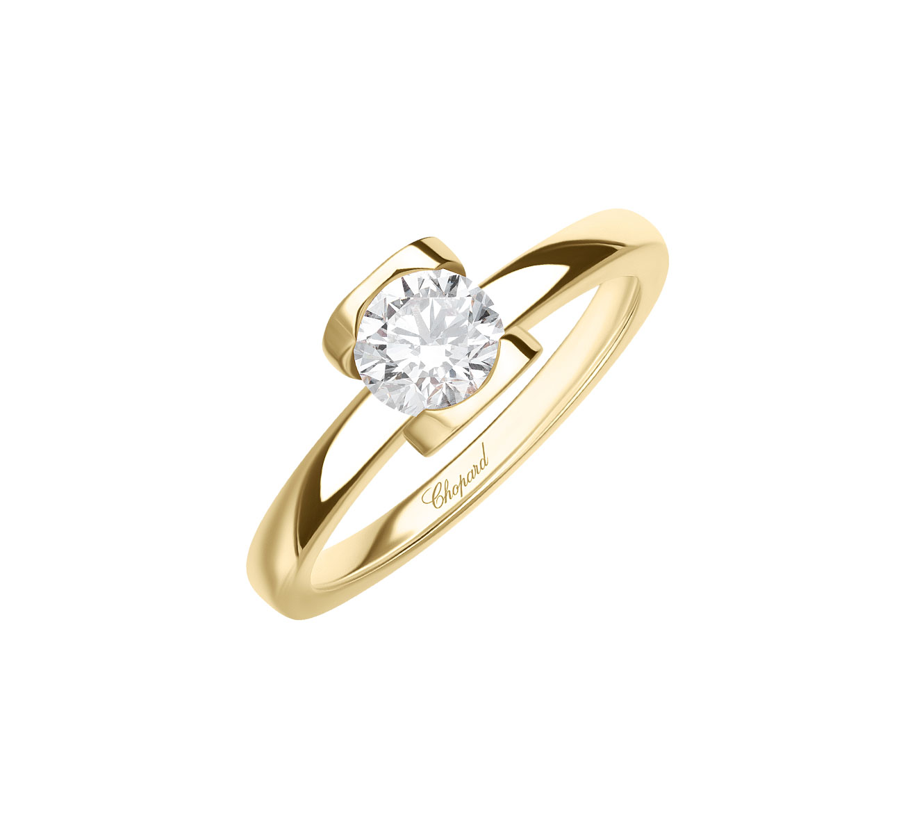 Кольцо Chopard Wedding Band 829065-5010, розовое золото, бриллиант | Mercury