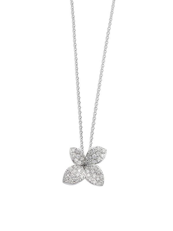 Кулон Chopard Happy Diamonds 791154-1001, белое золото, плавающий ...