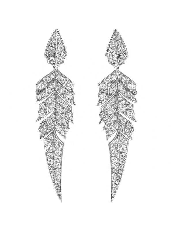 Серьги Happy Hearts Chopard Happy Diamonds 839482-1901, белое золото, бриллианты | Mercury