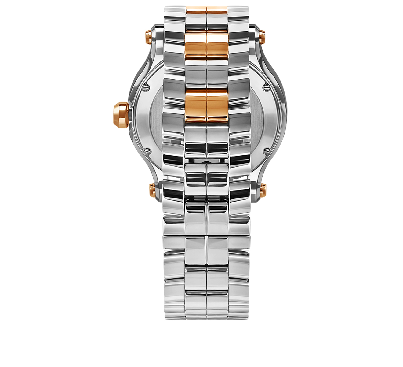 Часы Happy Sport Chopard Happy Sport 278582-6006, 36 мм, сталь и розовое золото, указатель даты ...