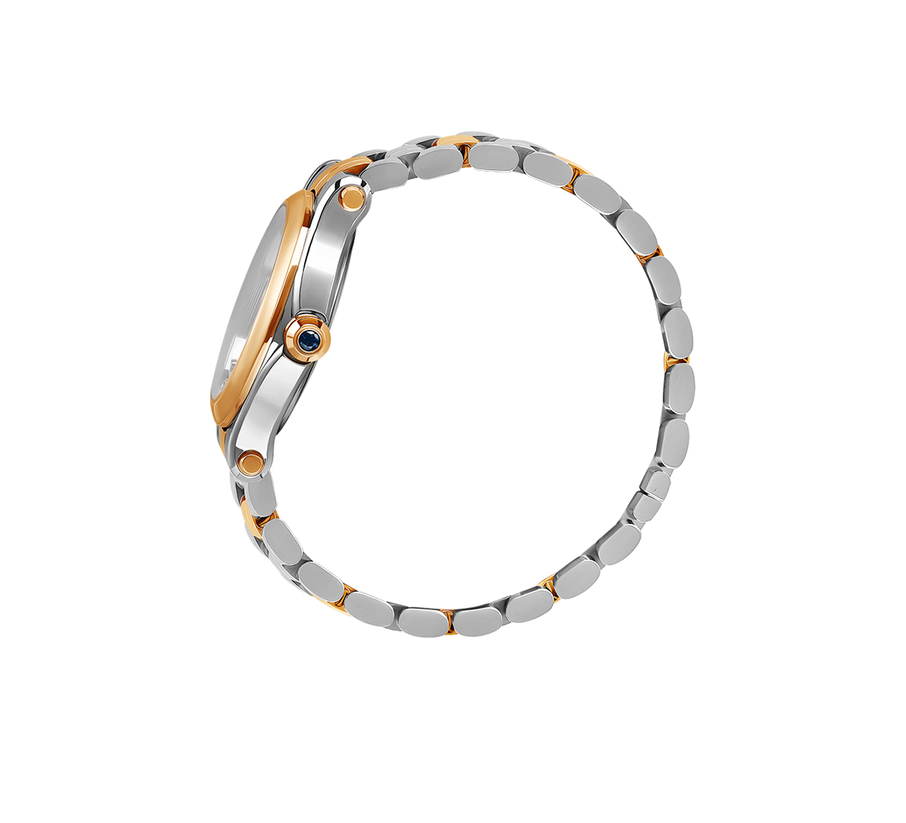 Часы Happy Sport Chopard Happy Sport 278582-6006, 36 мм, сталь и розовое золото, указатель даты ...