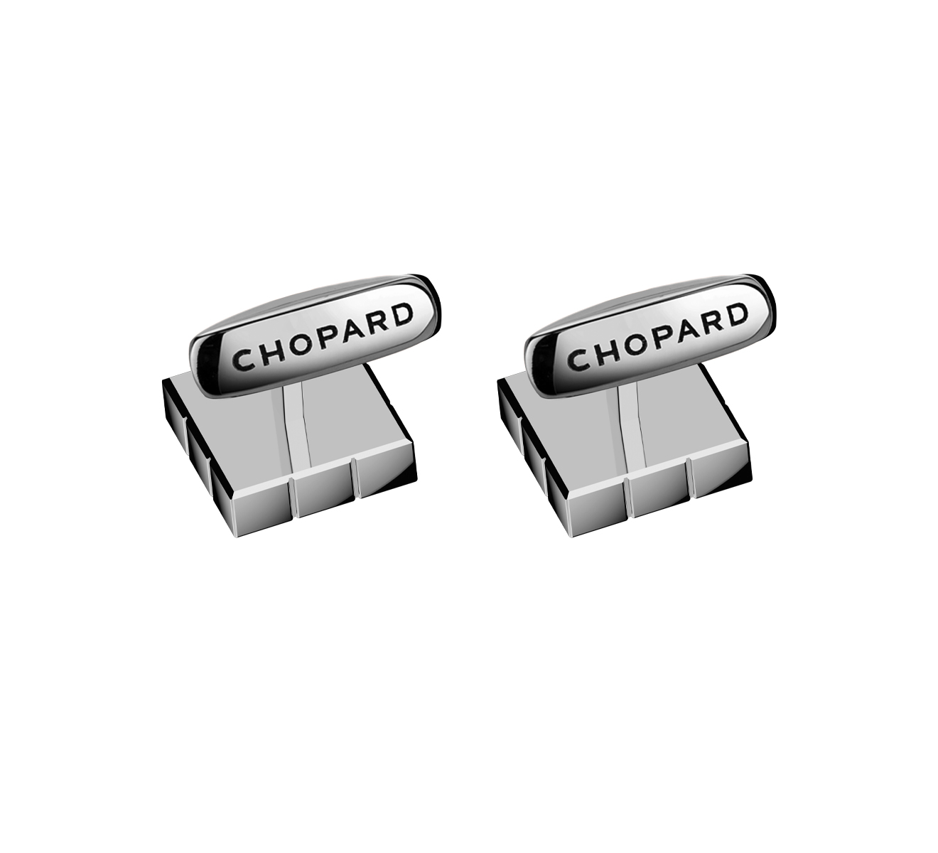 Запонки Chopard Ice Cube 95014-0089, сталь | Mercury