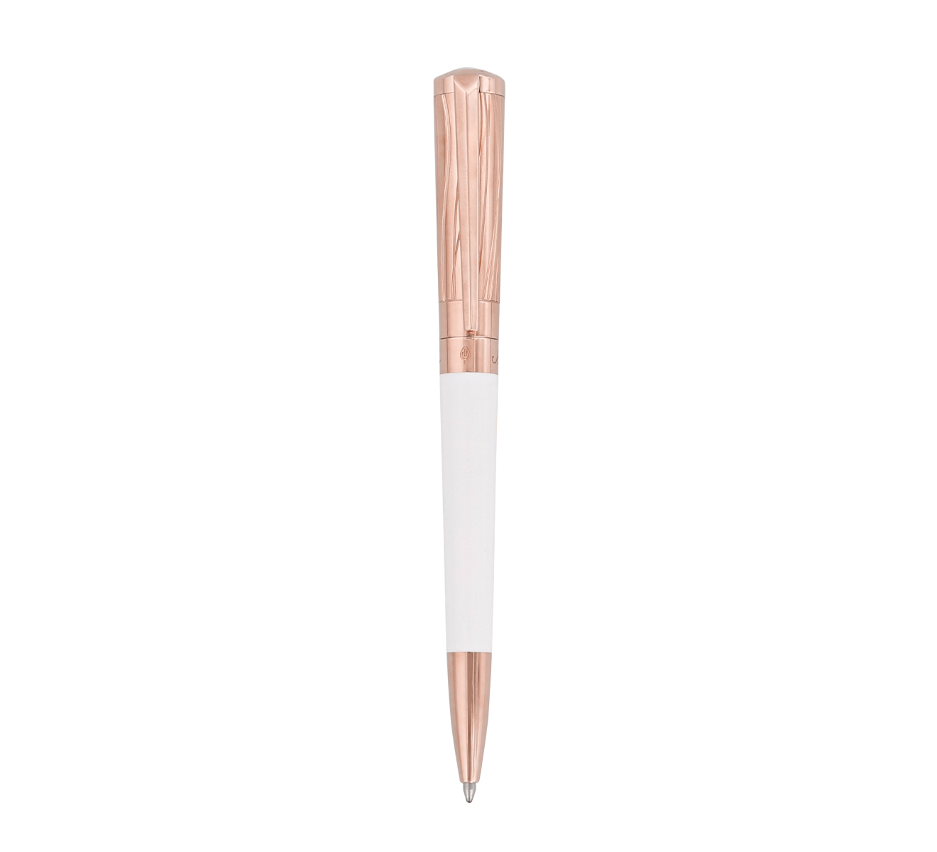 Шариковая ручка S.T. Dupont Liberte 465398, отделка позолотой и лаком ...