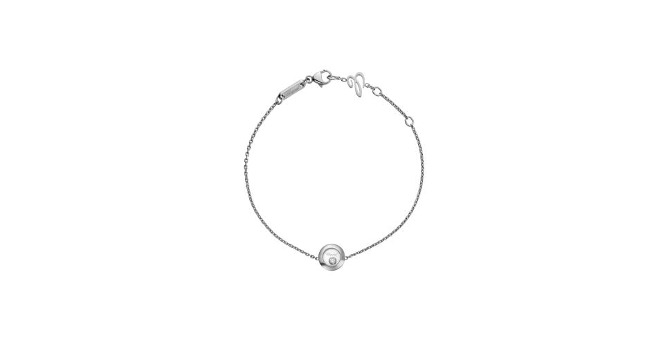 Браслет Icons Round Chopard Happy Diamonds 85A017-1001, белое золото ...