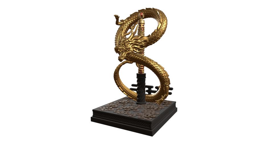 Ручка (перьевая\роллер) Дракон S.T. Dupont Year Signs 241649, отделка ...